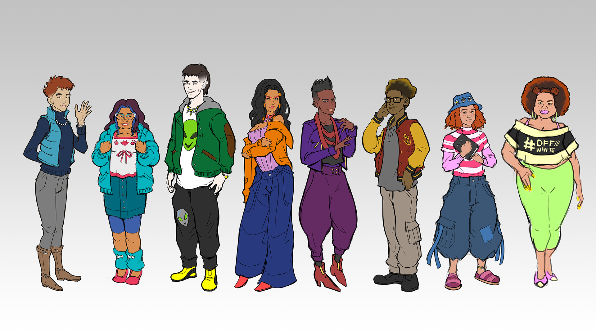 LYTP - Main Cast Reveal! More Concept Art+ - itch.io