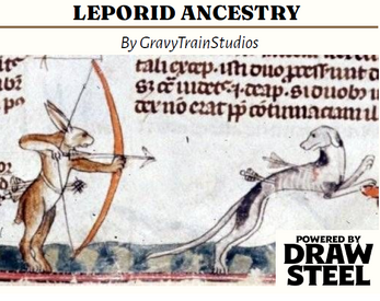 Leporid Ancestry (Powered by Draw Steel) by GravyTrainStudio