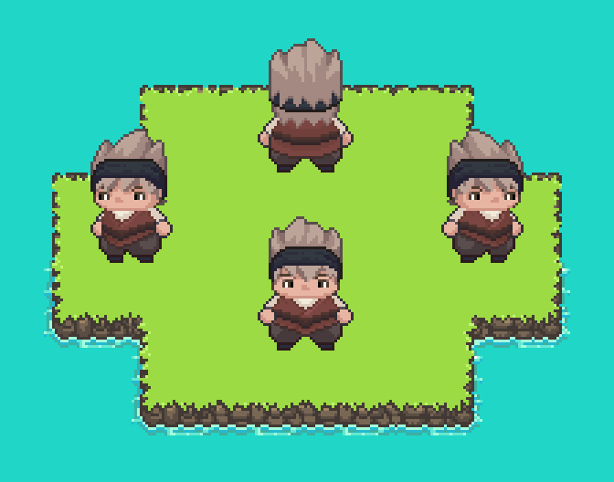 Pixel Art Explorer Top-Down 32x32 by schwarnhild