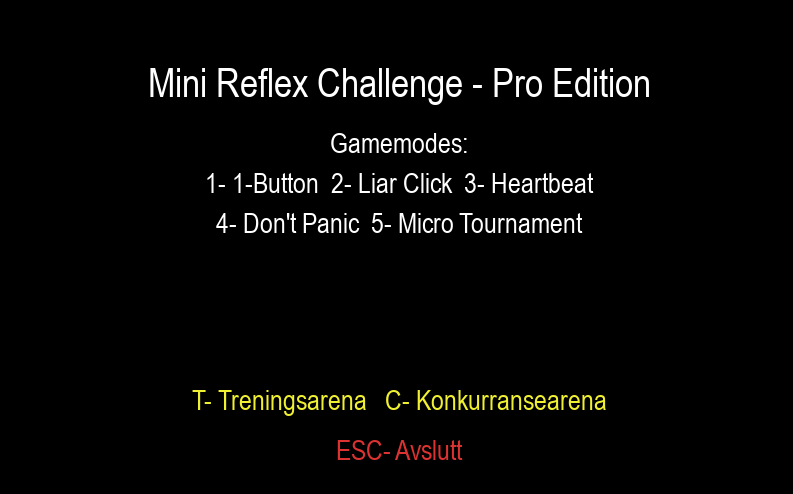 MINI REFLEX TEST PRO by Mathiasassa