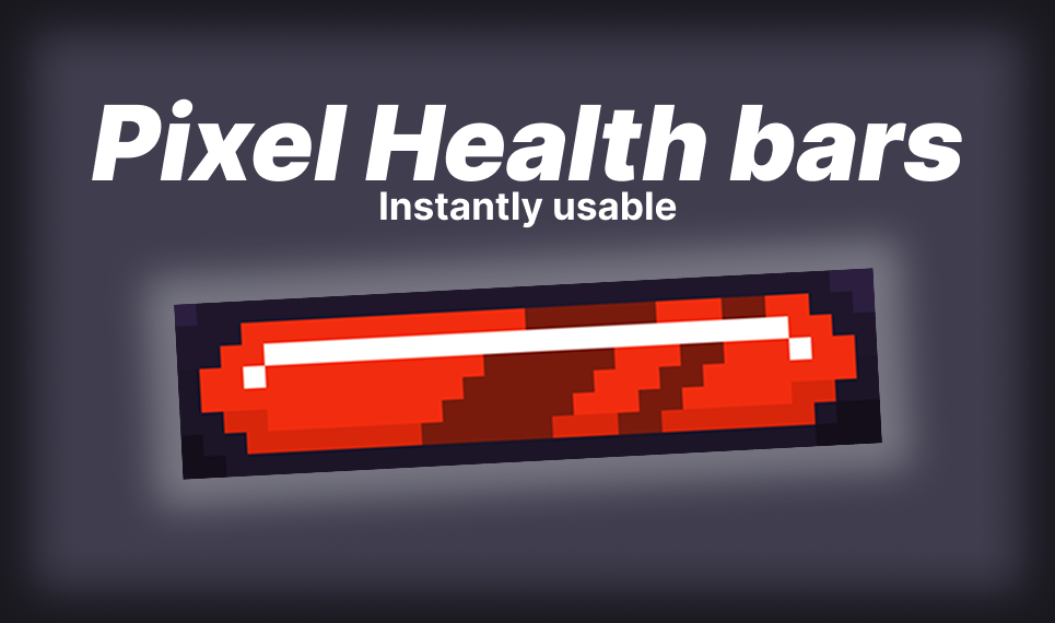 Pixel Health bar pack V1 by McCh1cken