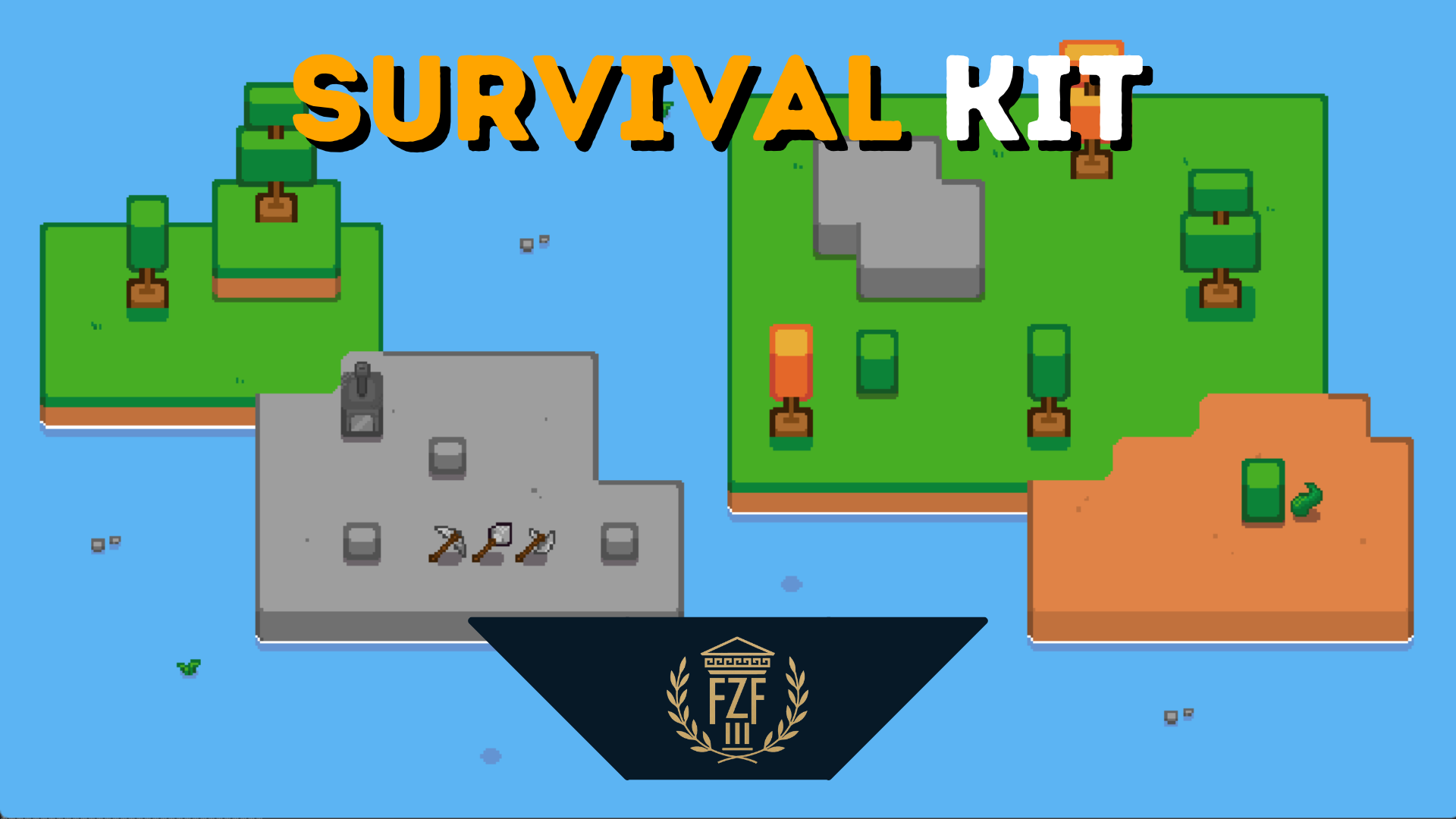 Survival Kit – Top-Down Pixel Art Assets by FZF Productions