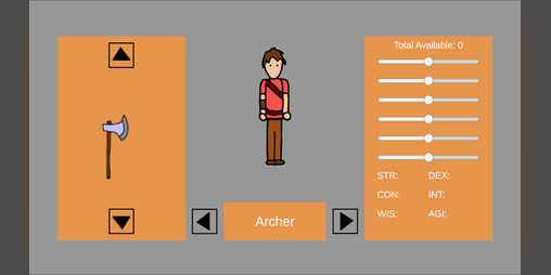 Roguelike Character Builder by Heskelth