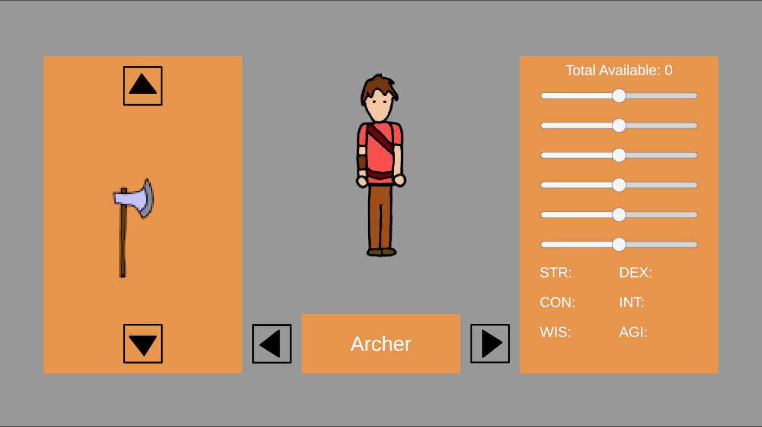 Roguelike Character Builder by Heskelth