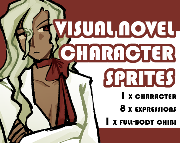 Sera - VN Character Sprite by NOVA