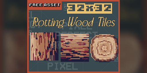 Animated 32x32 Pixel Art Tree Tiles – Rot & Decay by Pixel Perfect ...