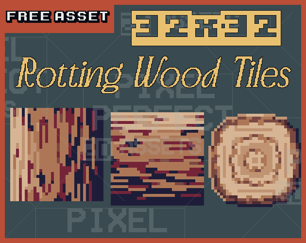 Animated 32x32 Pixel Art Tree Tiles – Rot & Decay by Pixel Perfect ...