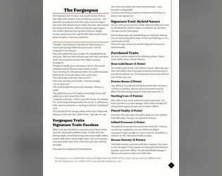 Zakkeh published The Forgespun - Draw Steel ancestry - itch.io