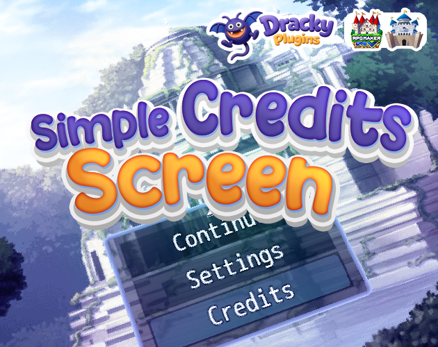 Simple Credits Screen | RPG Maker MV/MZ Plugin by Dracky Plugins
