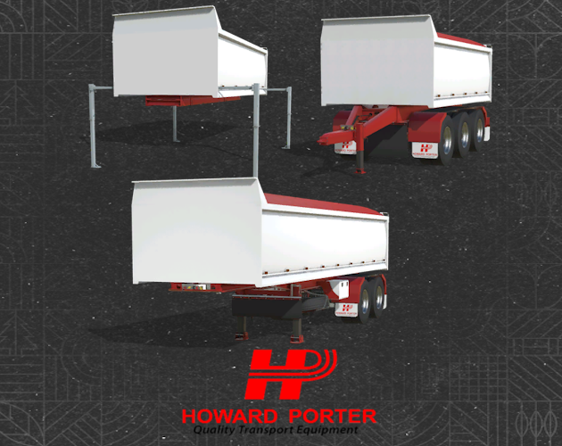 FS25 Howard Porter Tippers by JFL Modding