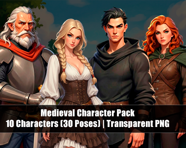Medieval Character Pac - Release Announcements - itch.io