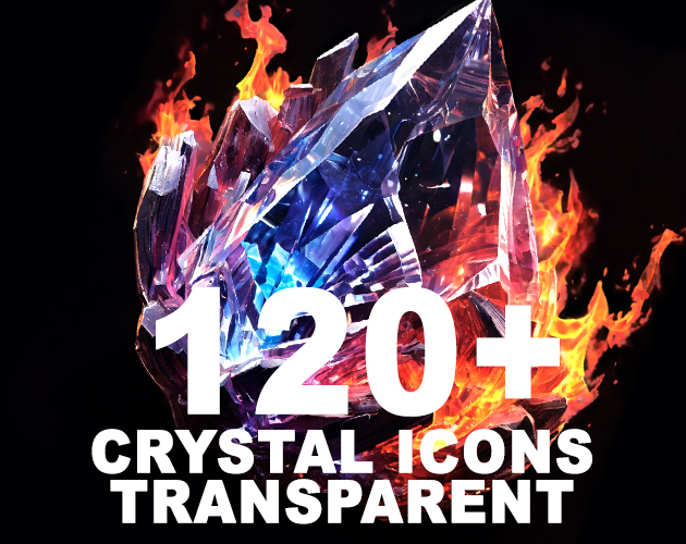 120+ CRYSTAL GEMS ICONS by PIXELHUNT