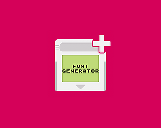 BlueMoon updated GB Studio - Font Generator PLUS! - itch.io