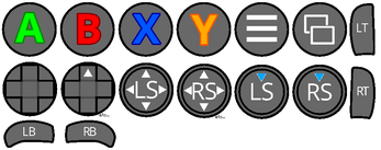 Xbox button icons by GYSF