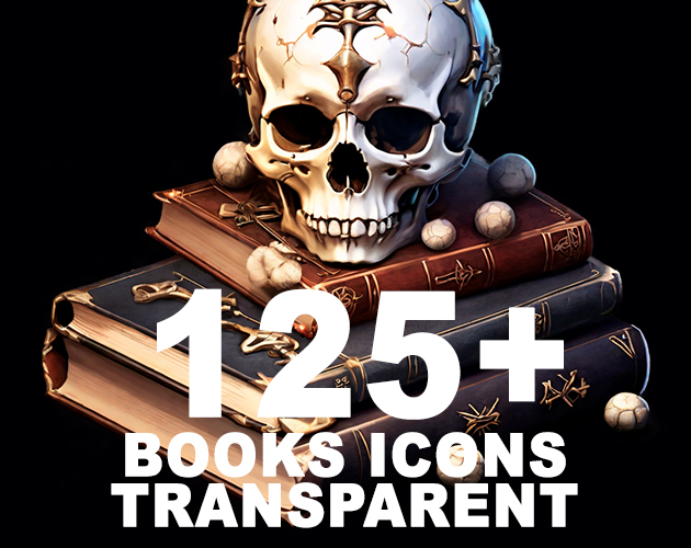 125+ BOOKS ICONS by PIXELHUNT