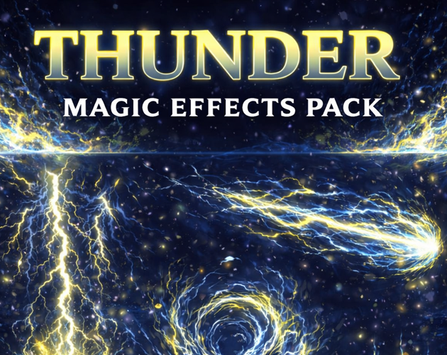 RPG Maker MZ - Thunder Magic Effects Pack by MuMu Animation