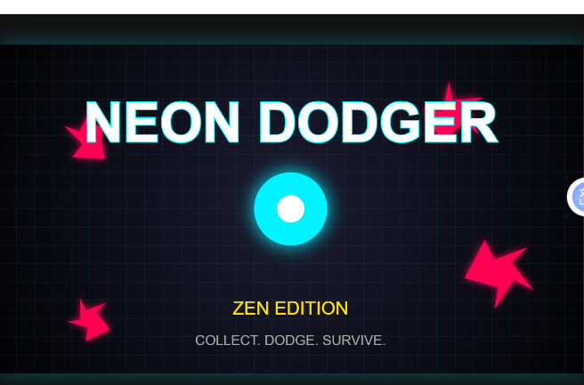 Neon Dodger game by abubak