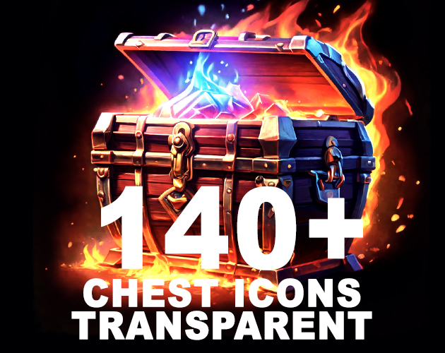 140+ CHEST ICONS by PIXELHUNT