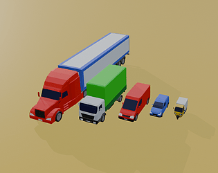 Top game assets tagged 3D and vans - itch.io