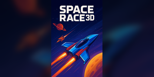 Space Race 3D by calfisart