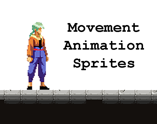 Pixel-Art Sprites Movement Animation Aira by YuriRibeiro