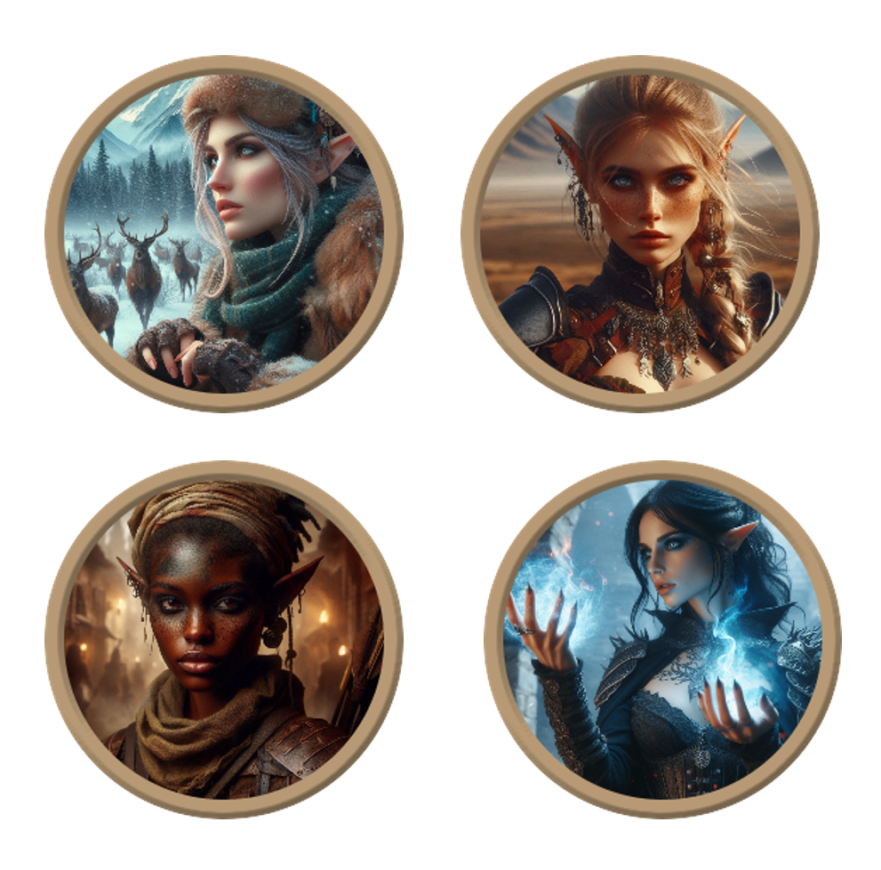 Elf Female Tokens – Complete VTT Collection (100+ Tokens) by jira77