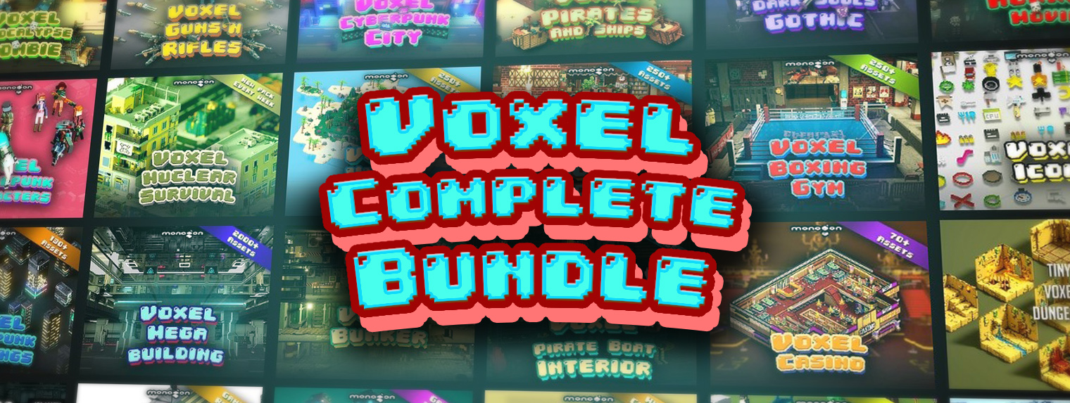 The biggest Voxel Bundle of all times - Voxel Complete Bundle by monogon