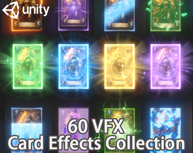Unity Game VFX - Card Effects Collection by Eric Wang_Unity VFX Artist