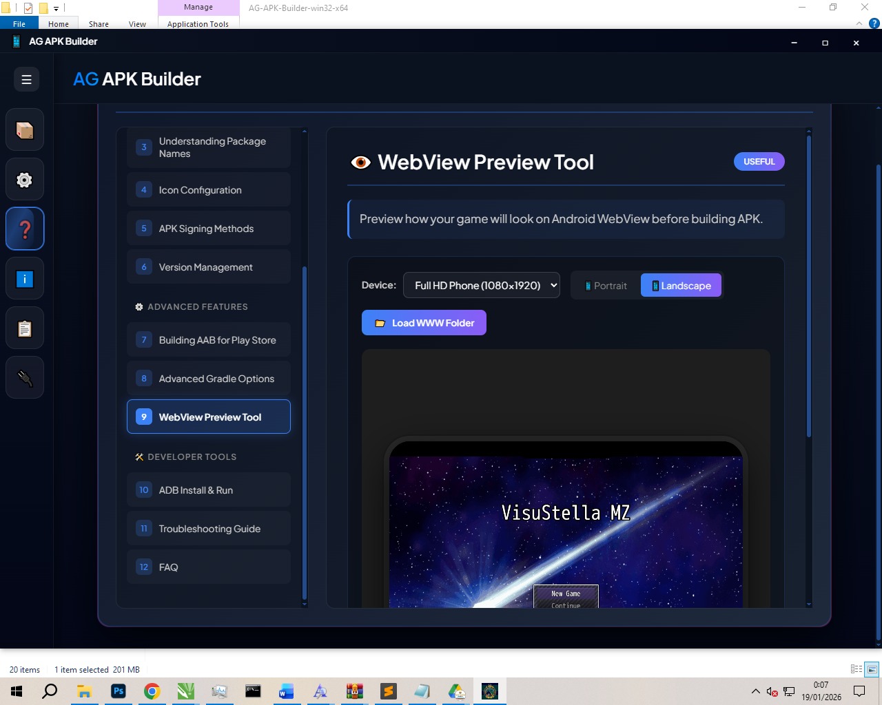AG APK Builder v1.2 – Progress Update - AG APK BUILDER ANDROID EXPORT ...
