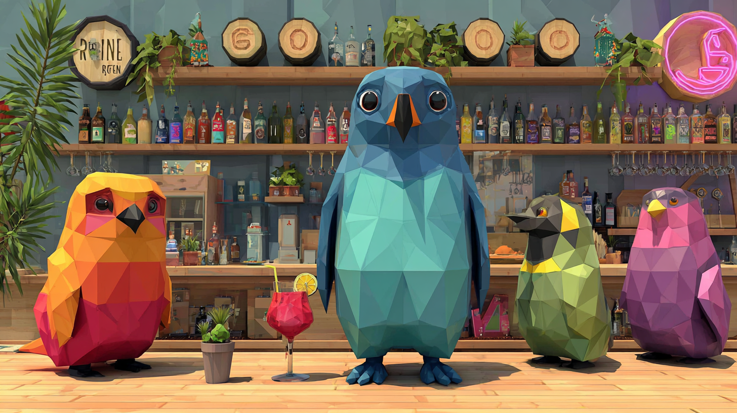 Penguin Ice Cocktail Bar by niretak