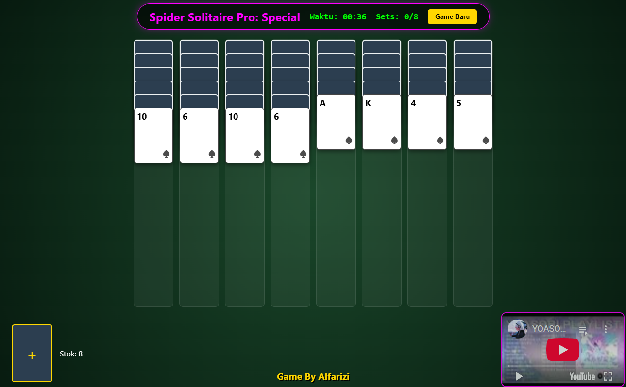Spider Solitaire Pro: Special Edition (PC ONLY) by Alfarizi Ade Karlin