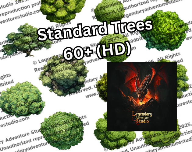 Standard Trees Bundle (HD) by Legendary Adventure Studio