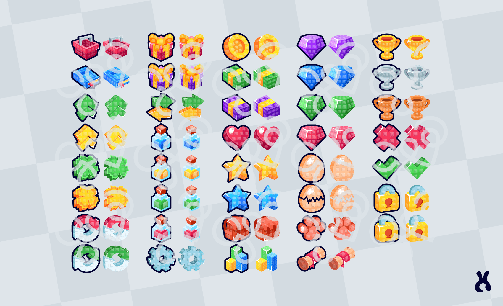 Studs Icon Pack by gvesster