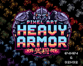 Top game assets tagged heavy-pixel-art-armor and Pixel Art - itch.io