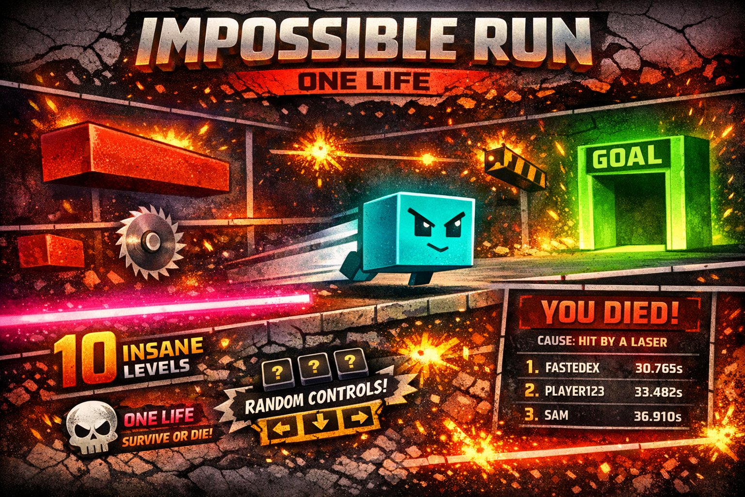 impossible run: 1 life by promarshmellow
