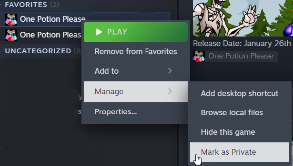 Now on STEAM! - One Potion Please! - Full by CoderGuy111