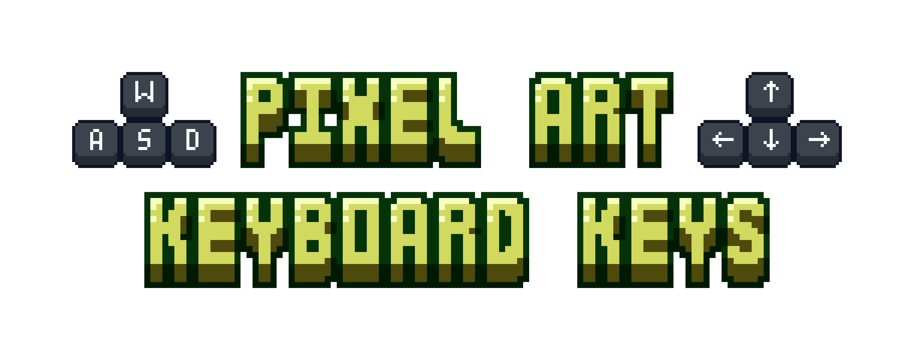 Pixel art Keyboard Keys by GleamyLeaf