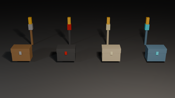 Fantasy Chests & Torches | Low Poly Pack by Azrael68