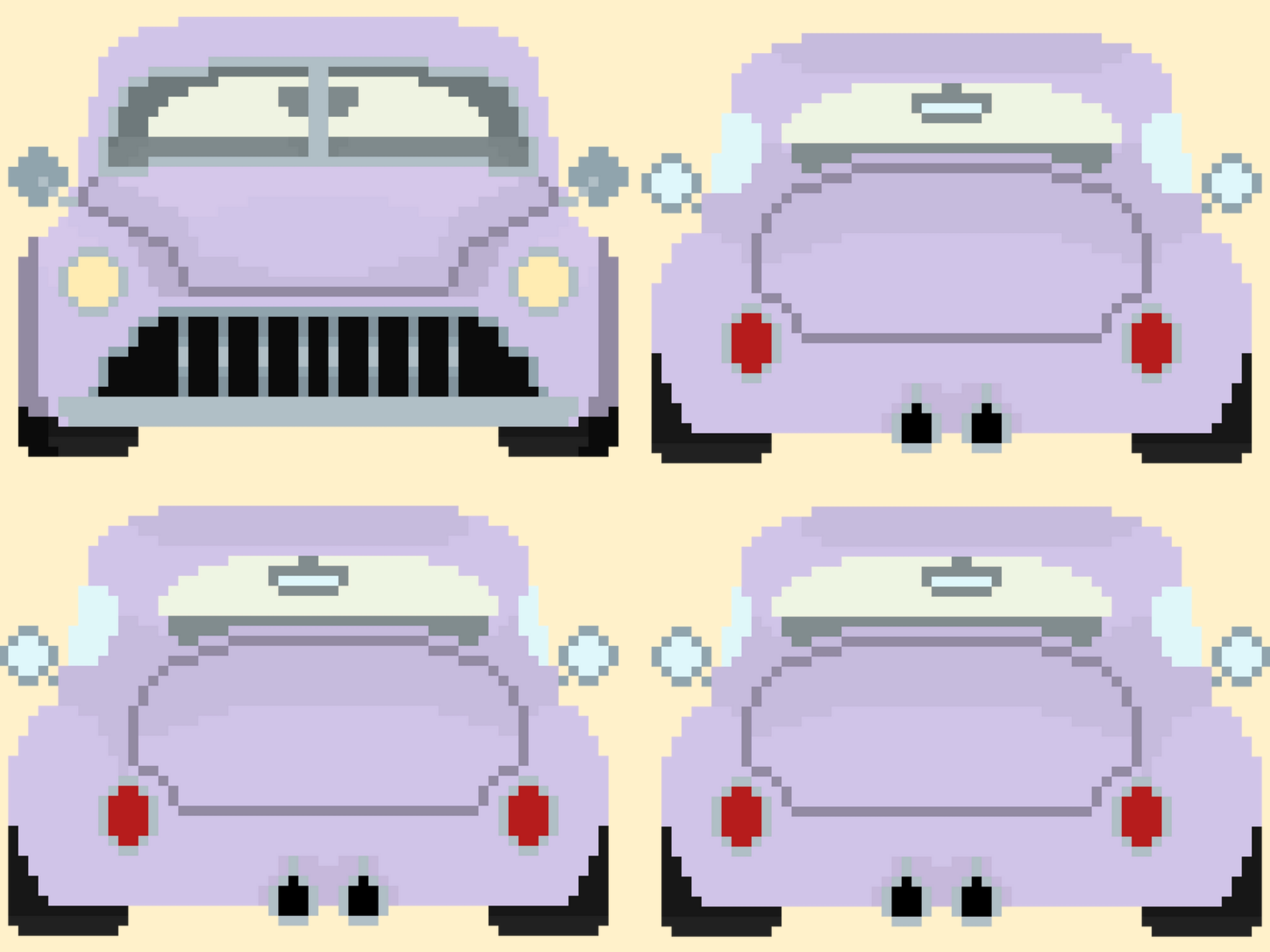 Cars Sprites Pack #7 (+3 cars animated) by Pay 'n' Sprite