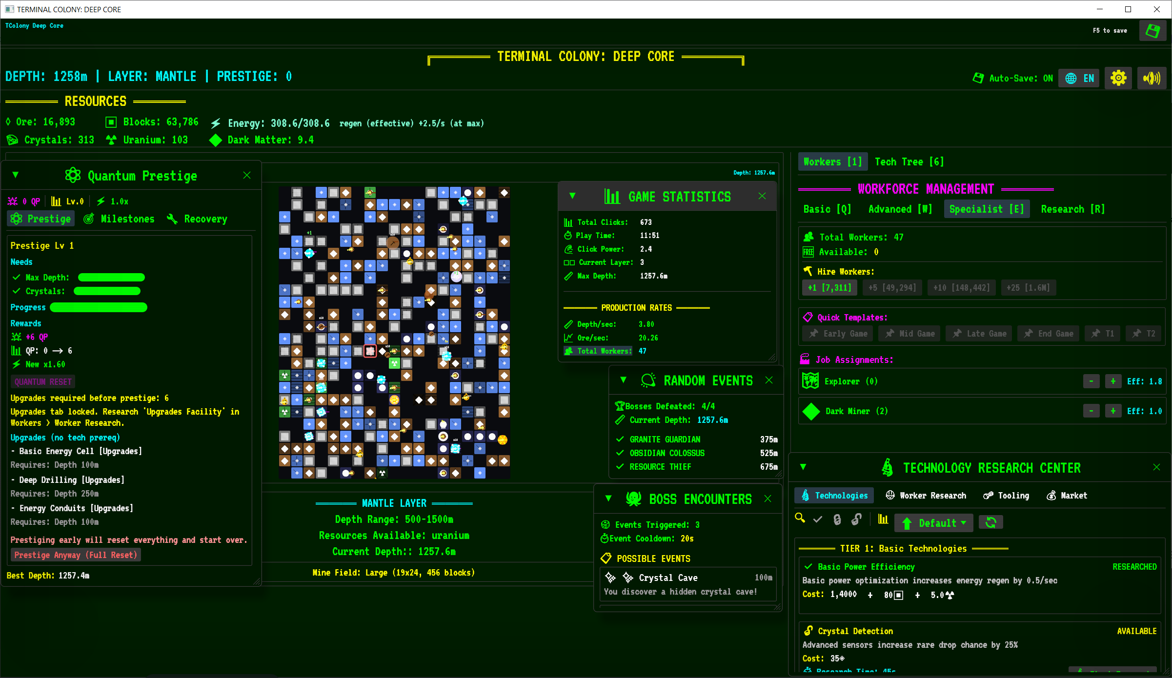 Major Update 1.1 is live on Steam - Terminal Colony: Deep Core by meapps