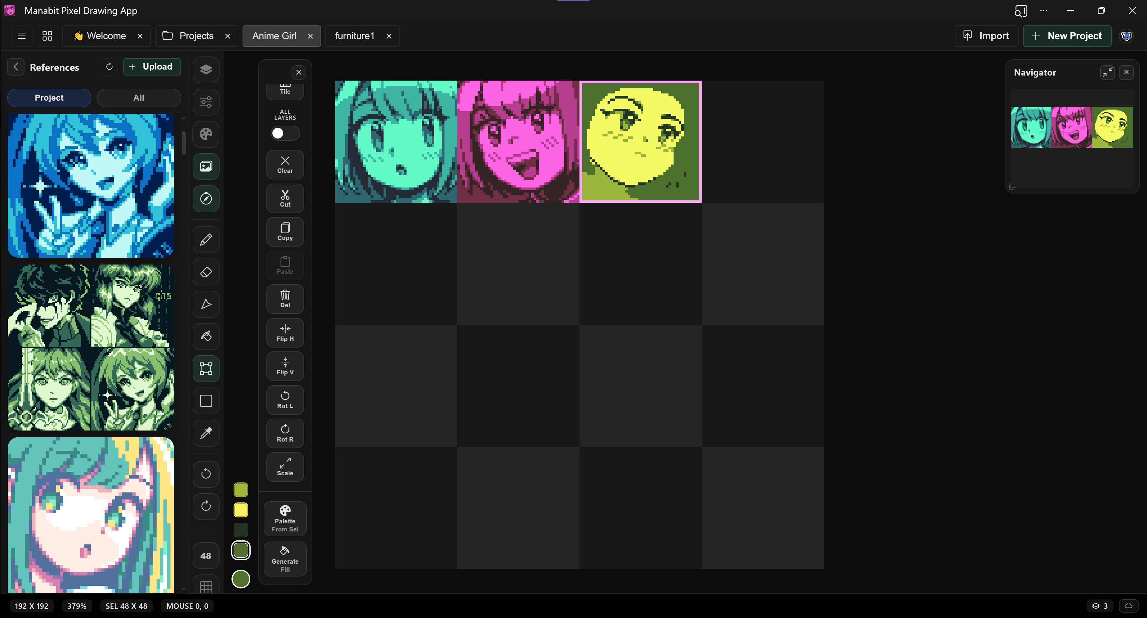 New Modifiers! - Manabit Pixel Drawing App by Coldfox