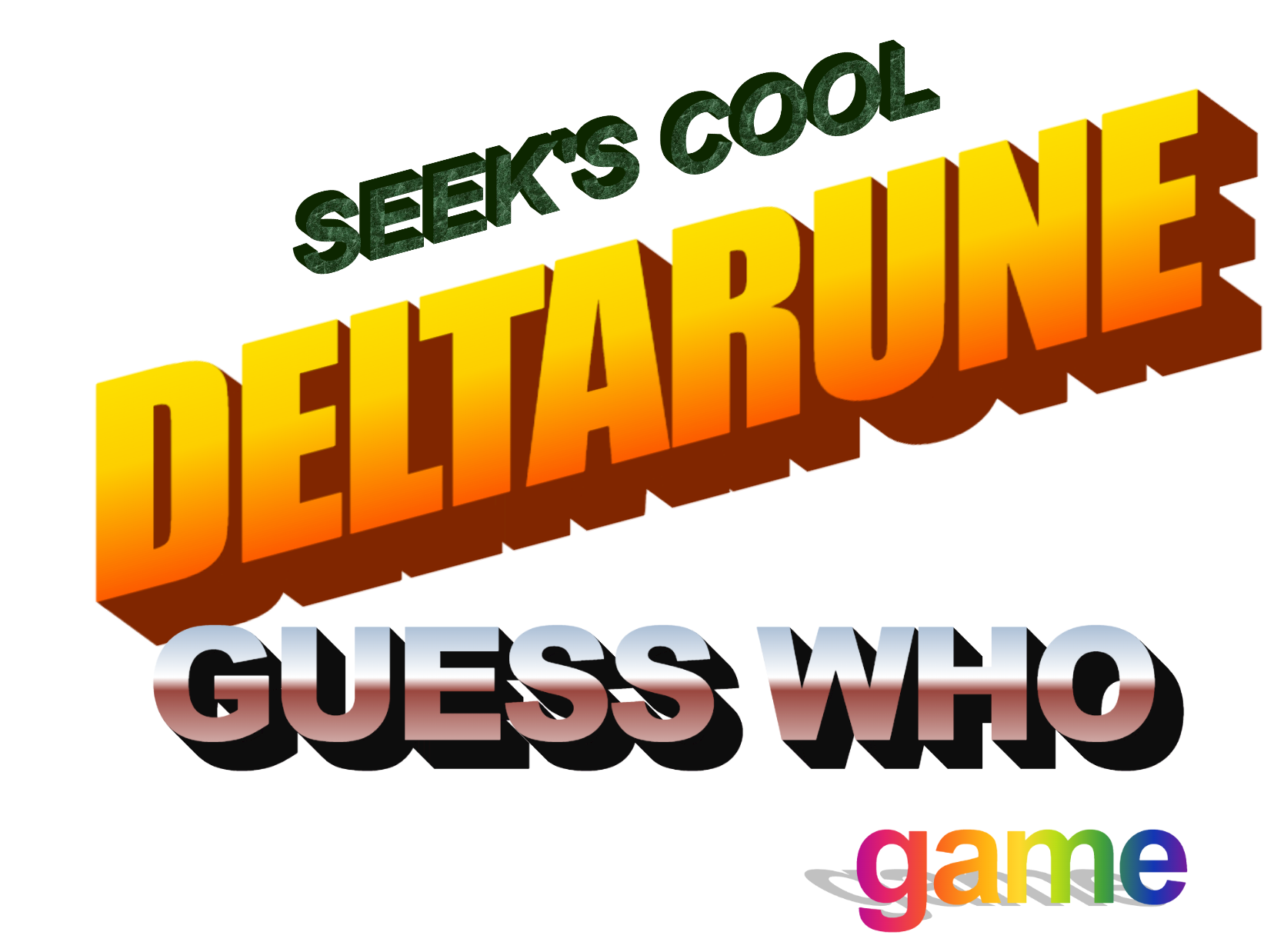 Seek's Cool Deltarune Guess Who Game by Seeks_stuff