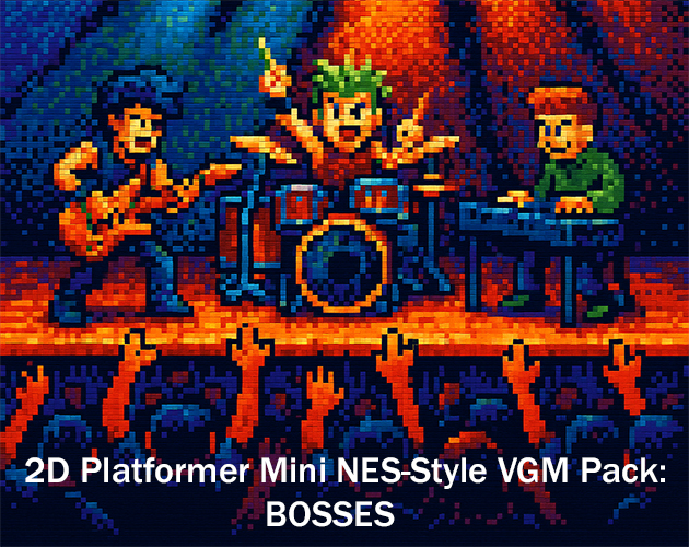 2D Platformer Mini NES-Style VGM Pack: BOSSES by Thunderburst