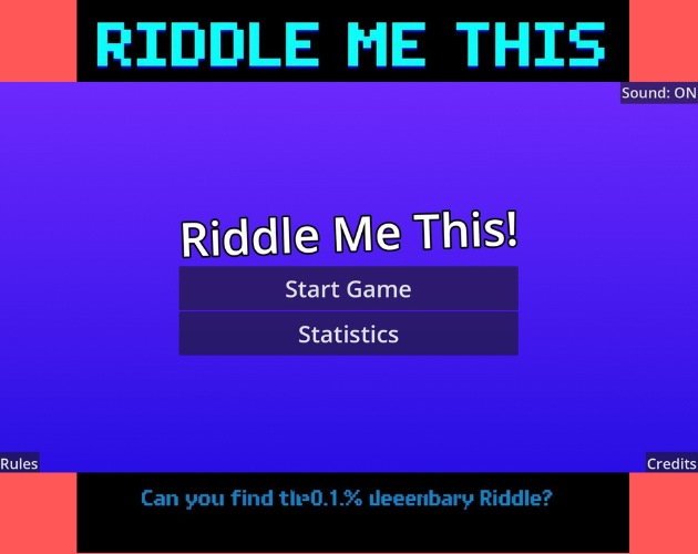 Riddle Me This by unitmansarcade