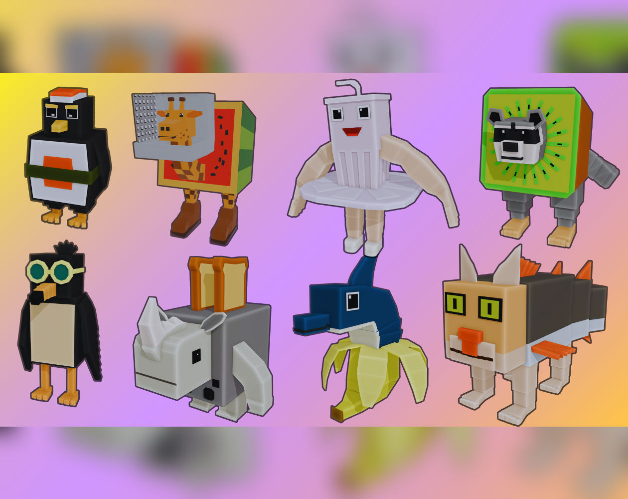 Brainrot Characters – Animated 3D Pack4 by KAG3D