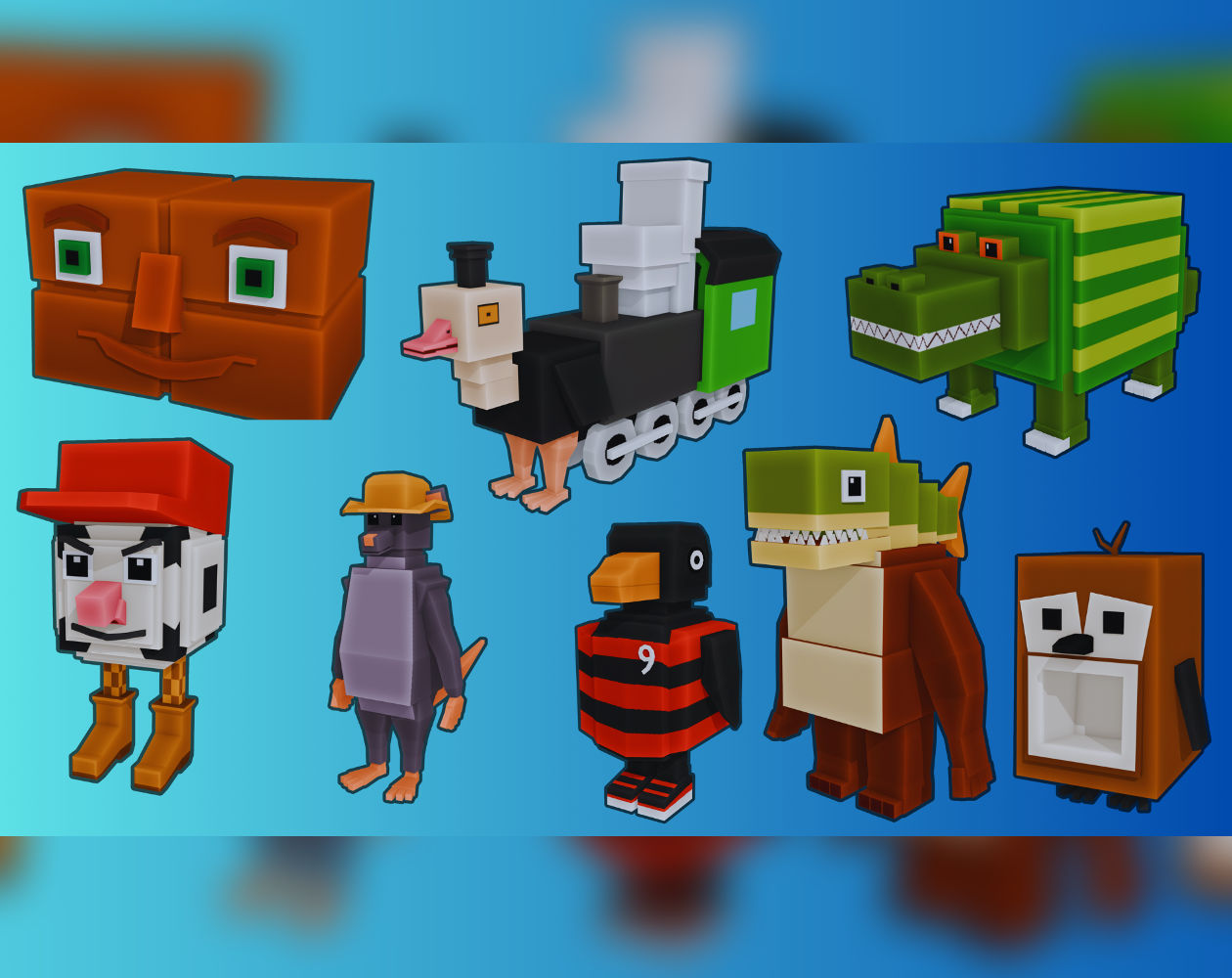 Brainrot Characters – Animated 3D Pack7 by KAG3D