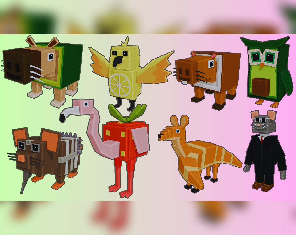 Brainrot Characters – Animated 3D Pack8 by KAG3D