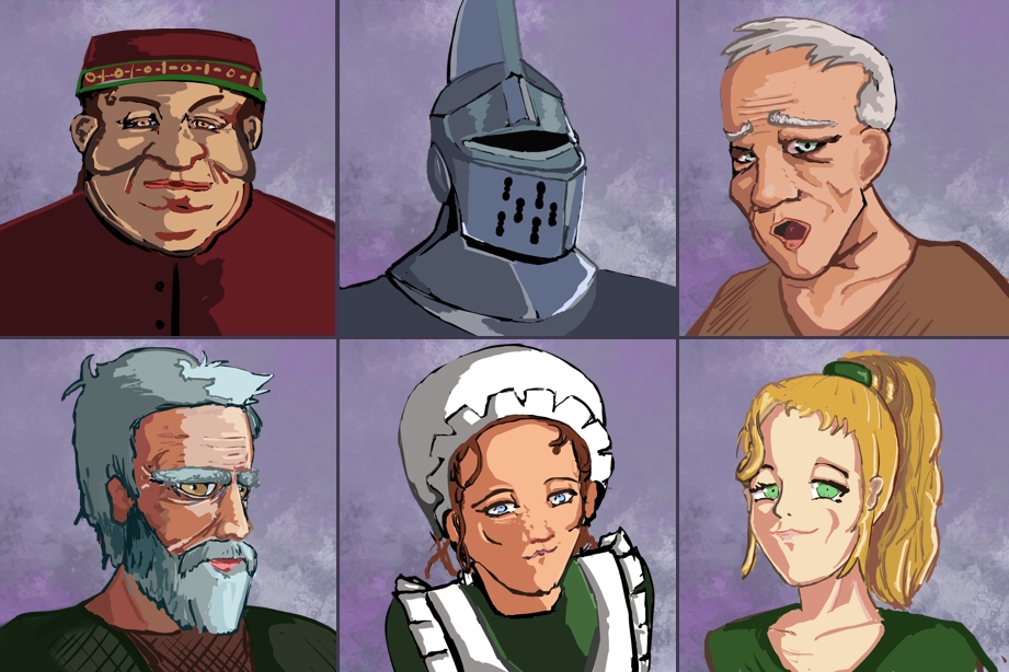 NPC portrait pack — Townsfolk by zethosforge