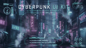 Cyberpunk HUD UI Kit - Vol. 1 by DJY66 | Environment Assets