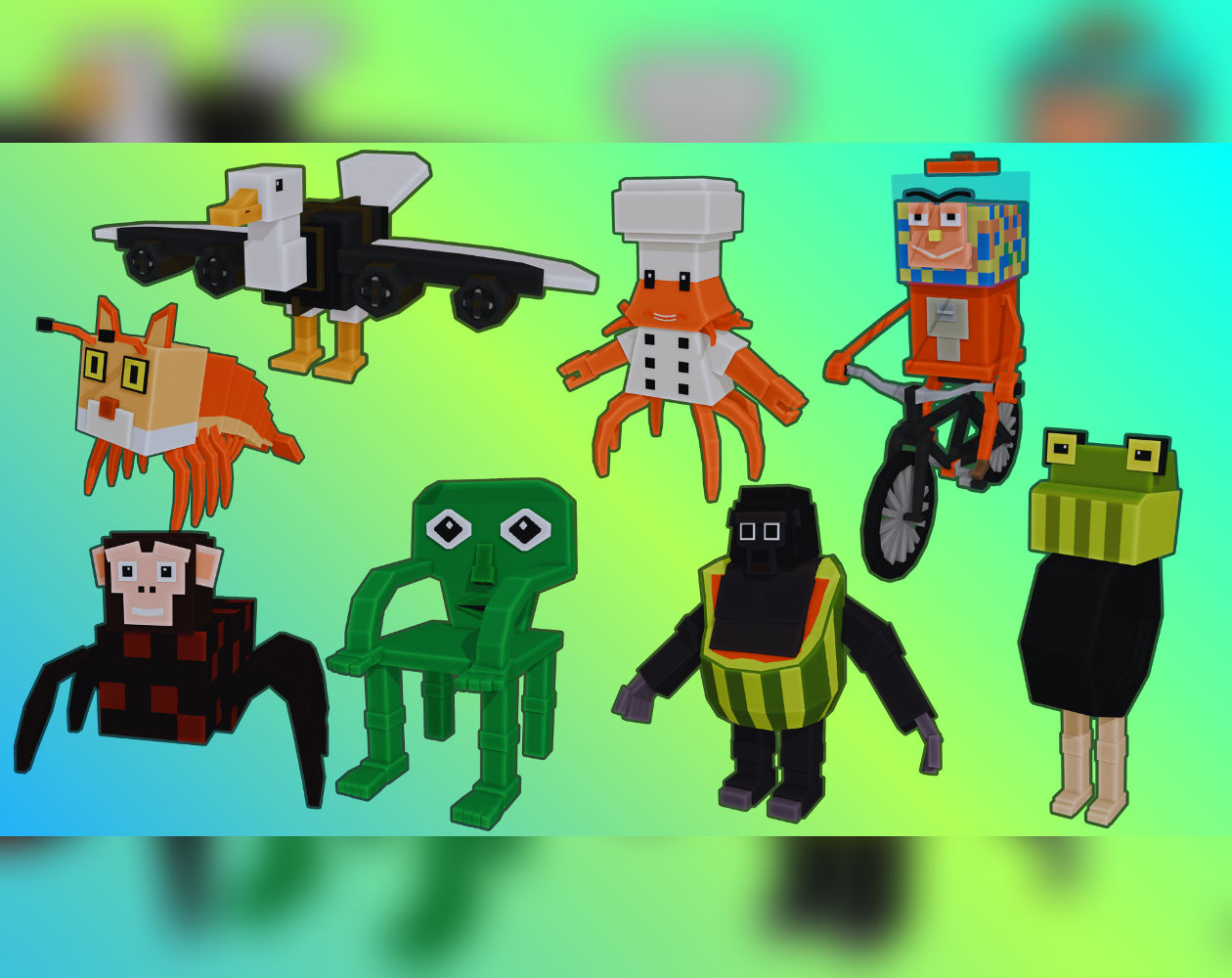 Brainrot Characters – Animated 3D Pack6 by KAG3D